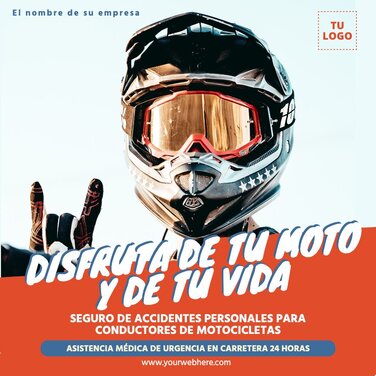 Plantillas de Seguros de Autos para diseñar anuncios
