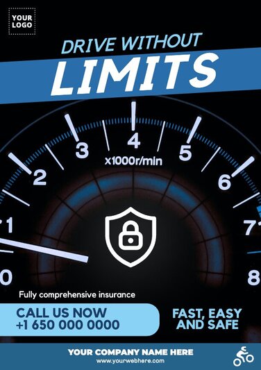 Auto Insurance templates to design ads