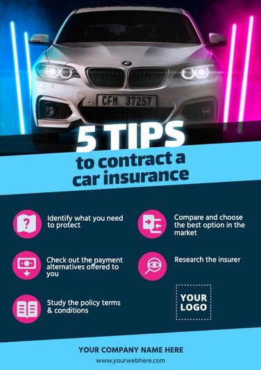 Auto Insurance templates to design ads