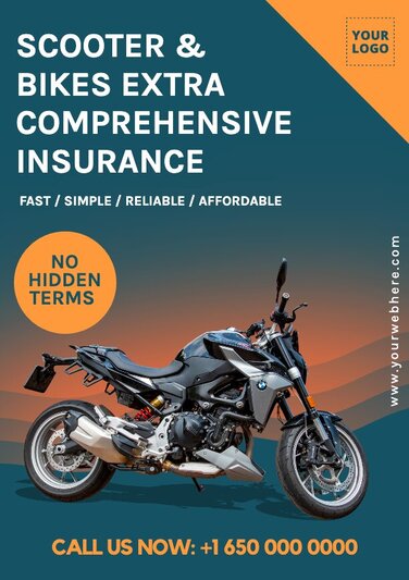 Auto Insurance templates to design ads