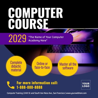 Online Classes Templates To Customize