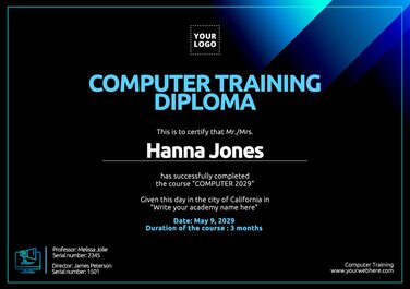 Diploma and Certificate Templates