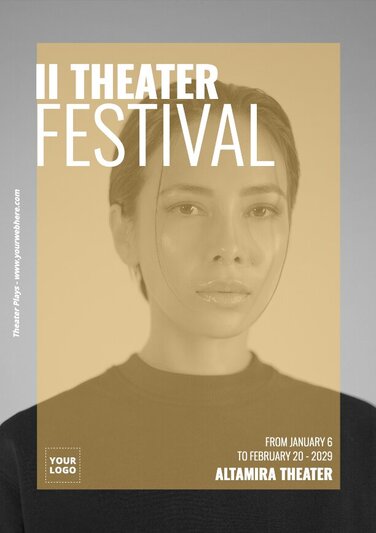 Make a custom Theater Play poster online