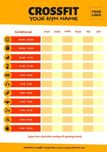 CrossFit Posters and Banners to Customize