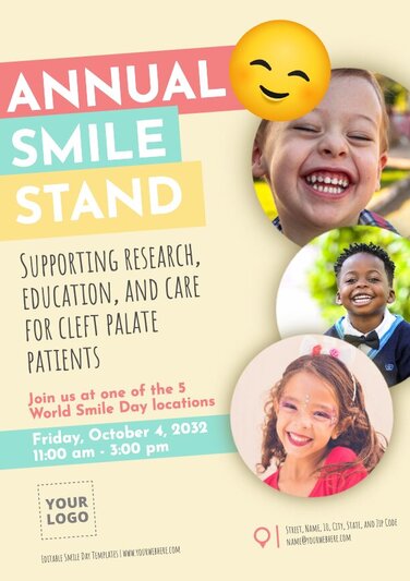 World Smile Day Poster Templates