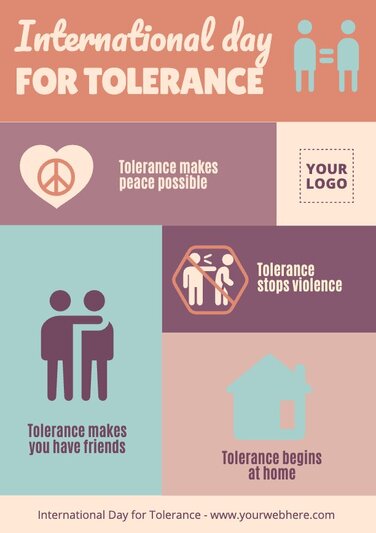 International Day for Tolerance Poster Templates