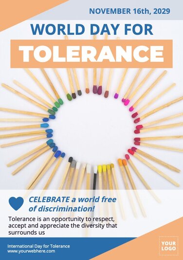 International Day for Tolerance Poster Templates