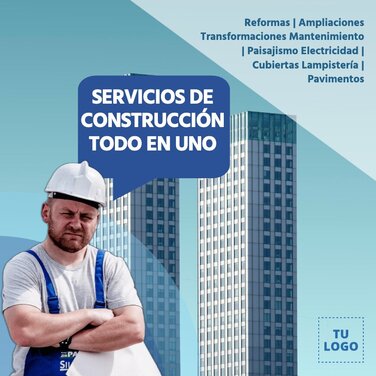 Plantillas para publicidad de Empresas Constructoras