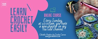 Editable Crochet Class Flyer Templates