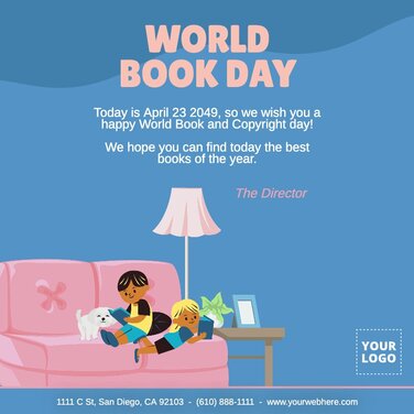 Free World Book Day Templates