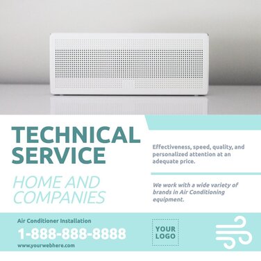 Air Conditioner Banner Designs to Edit Online