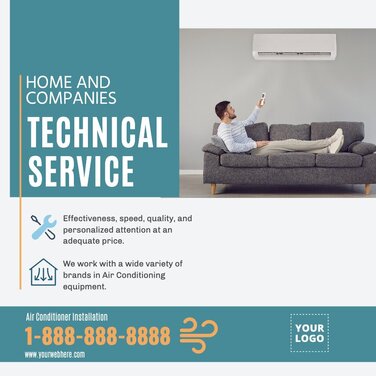 Air Conditioner Banner Designs to Edit Online