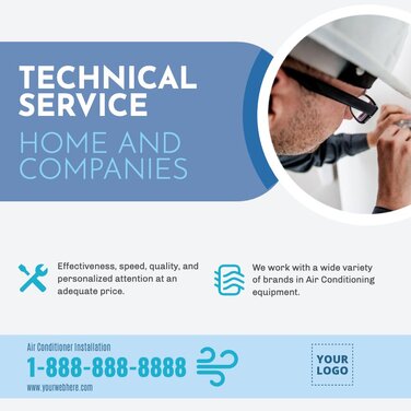 Air Conditioner Banner Designs to Edit Online