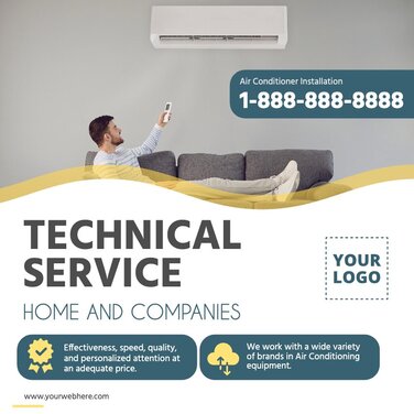 Air Conditioner Banner Designs to Edit Online