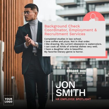 Customizable Employee Spotlight Templates