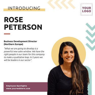 Customizable Employee Spotlight Templates