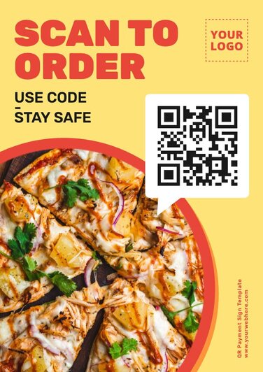 Custom payment sign templates to print