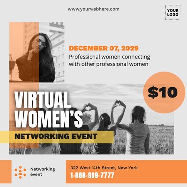 Free Networking Event Flyer Templates