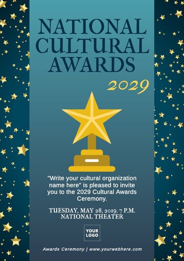 Editable Awards Ceremony Invitation Templates