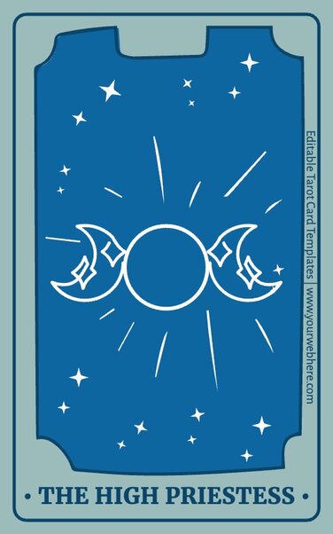 Blank Tarot Card Templates to Print