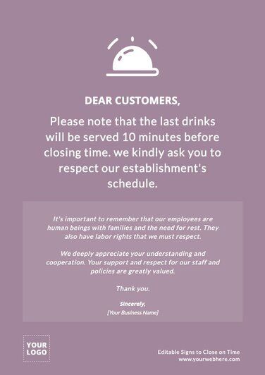 Signs for Closing Your Business on Time