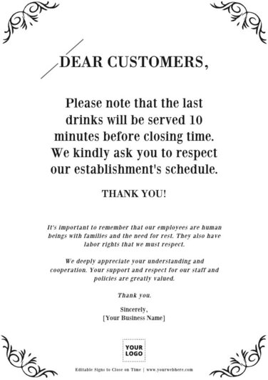 Signs for Closing Your Business on Time