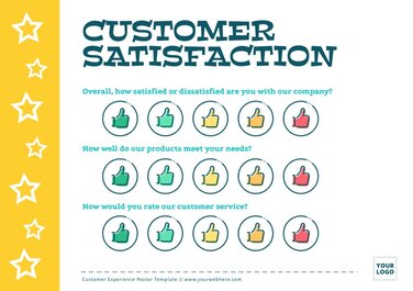 Rate Your Experience Poster Templates