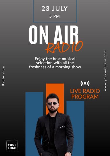 Radio Show Flyer Templates to Customize Online