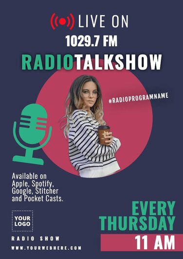 Radio Show Flyer Templates to Customize Online