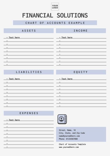 Free Chart of Accounts Templates for Business