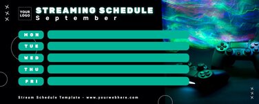 Free Stream Schedule Template Maker