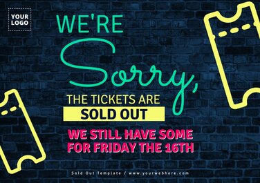 Create Sold Out Sign Images