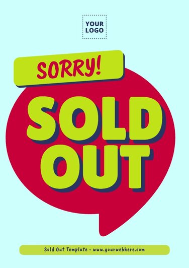 Create Sold Out Sign Images