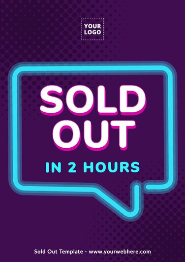 Create Sold Out Sign Images