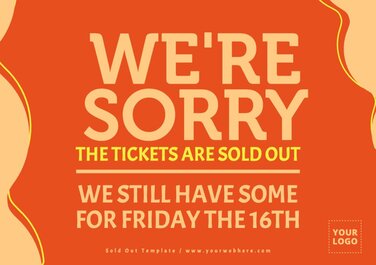 Create Sold Out Sign Images