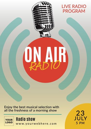 Radio Show Flyer Templates to Customize Online