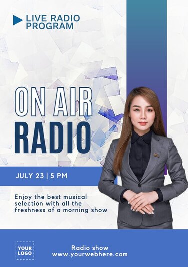 Radio Show Flyer Templates to Customize Online