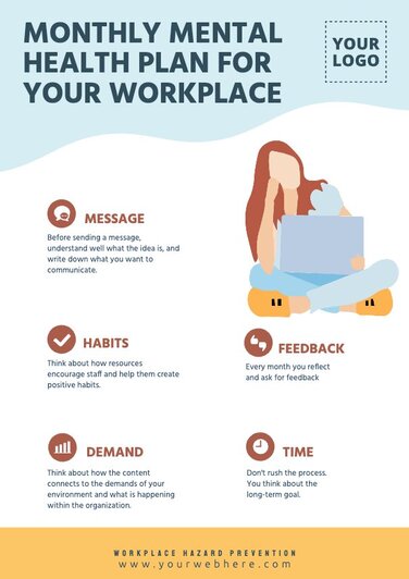 Customize printable mental health awareness posters online