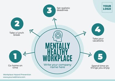 Customize printable mental health awareness posters online