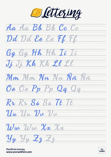 Plantillas de Lettering para descargar online