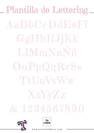 Plantillas de Lettering para descargar online