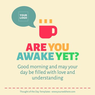 Thought for the day Quote Templates