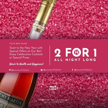 Editable 2 for 1 Offers Templates