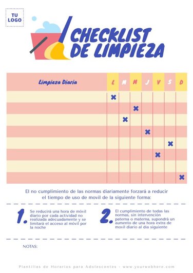 Carteles con Normas de Casa para Adolescentes