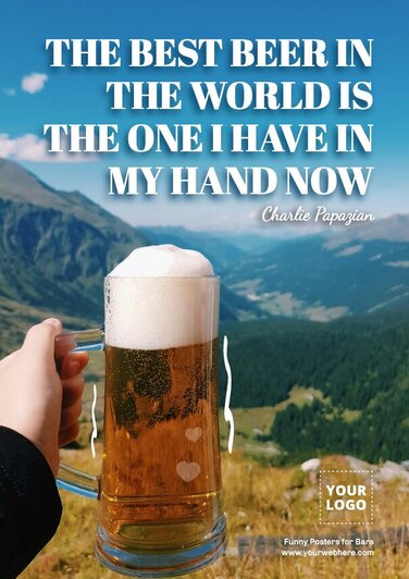 Creative Funny Bar Signs to Customize Online