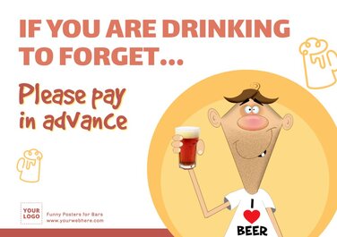 Creative Funny Bar Signs to Customize Online