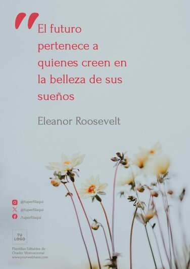 Flyers de Charlas Motivadoras para editar