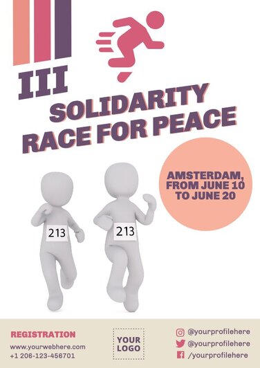 Running Race Flyer Designs