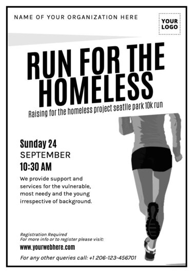 Running Race Flyer Designs