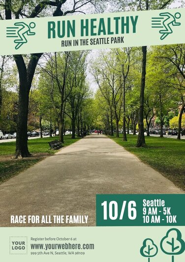 Running Race Flyer Designs